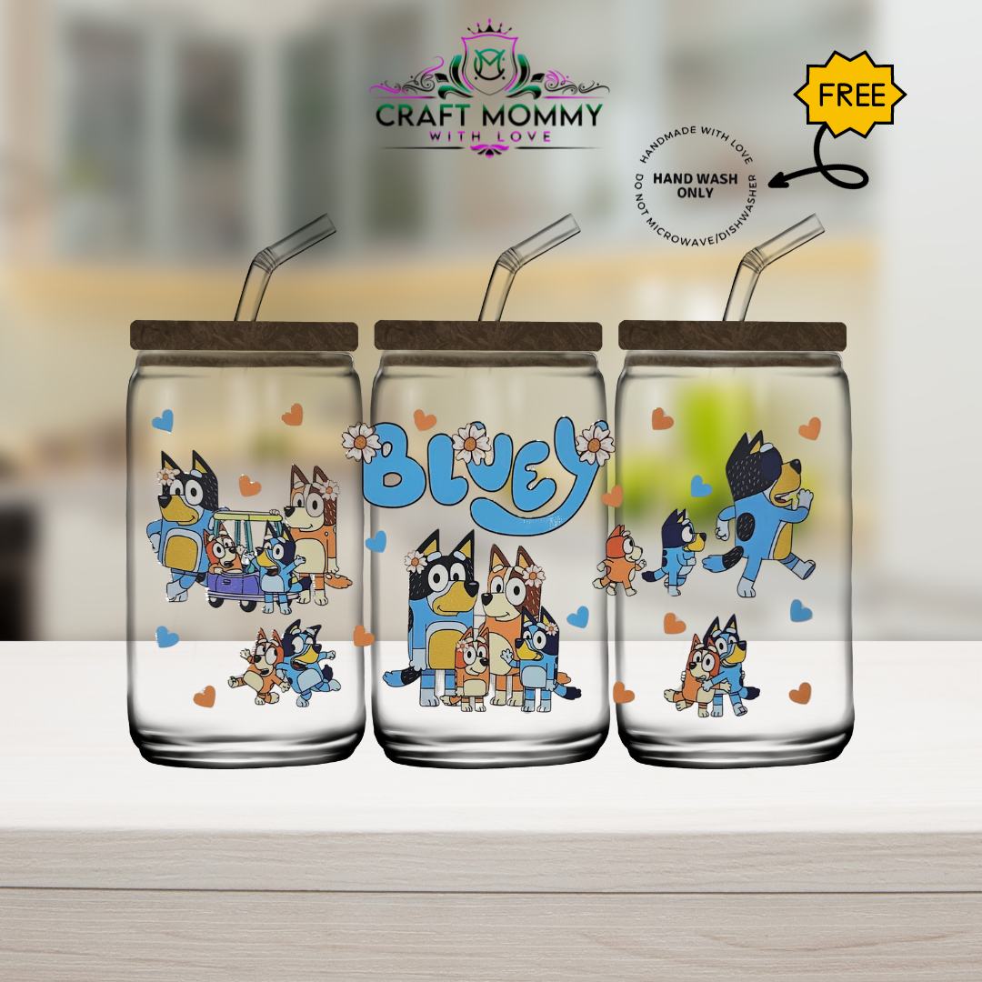 Bluey and Friends- UV DTF WRAP – craftmommy