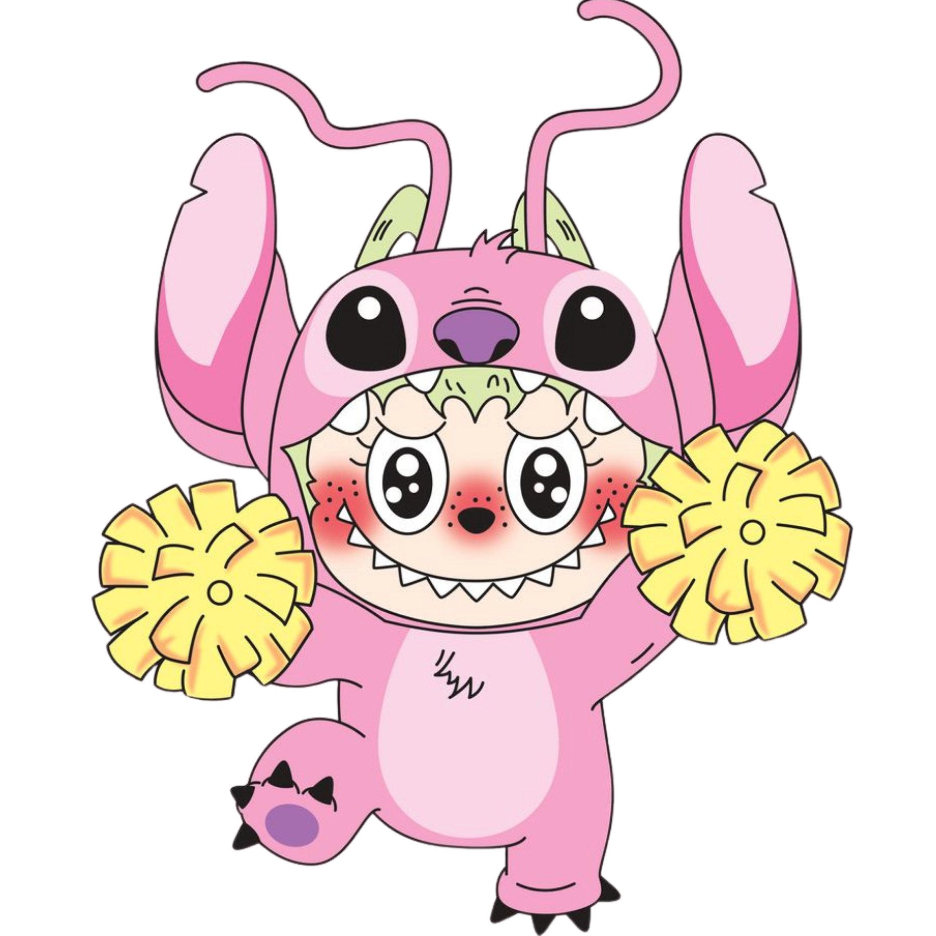 Labubu Pink Alien- DTF TRANSFER Prints – craftmommy