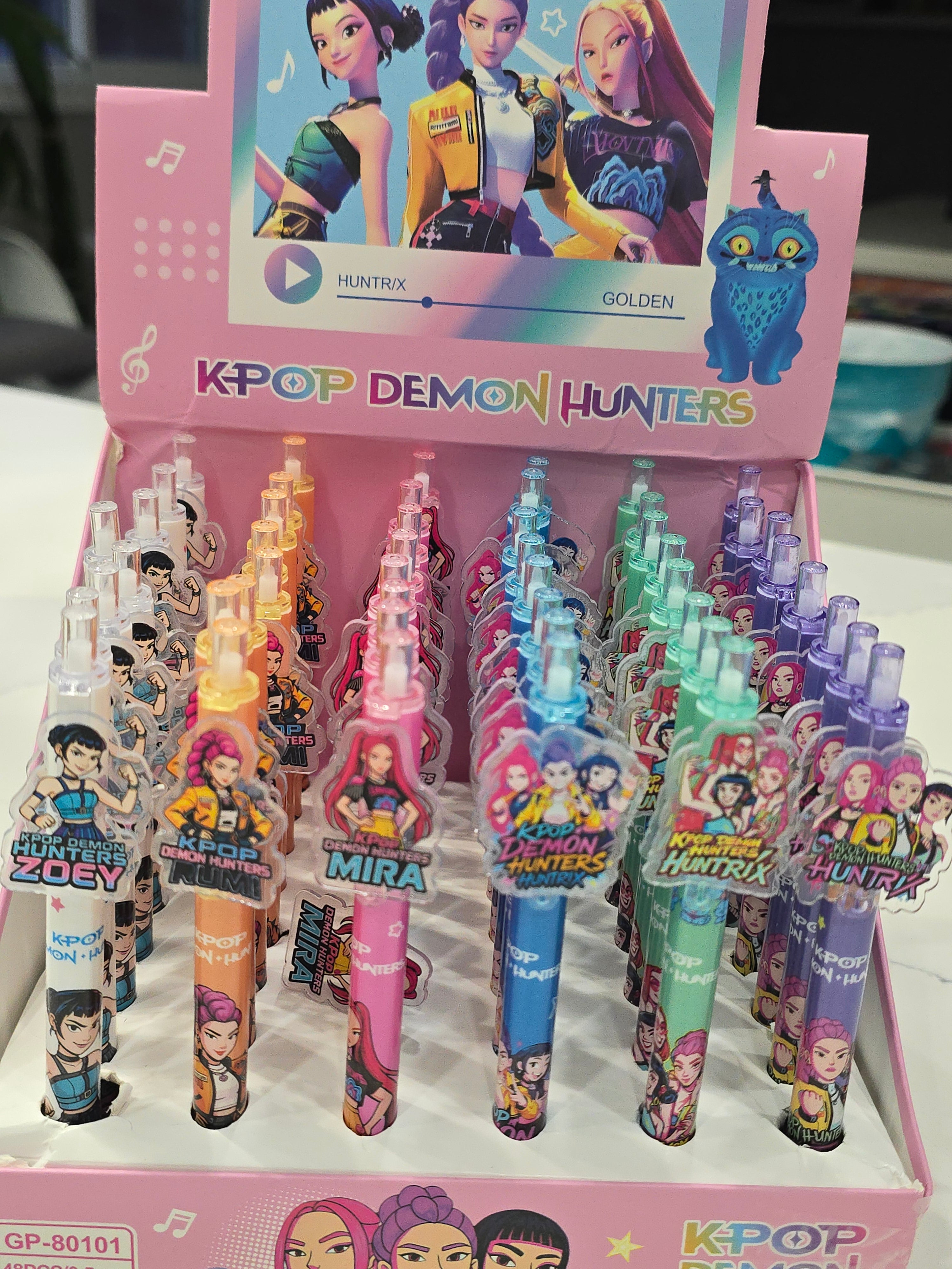 Kpop DeMon HunTer Huntix gel pen set 6pcs – craftmommy